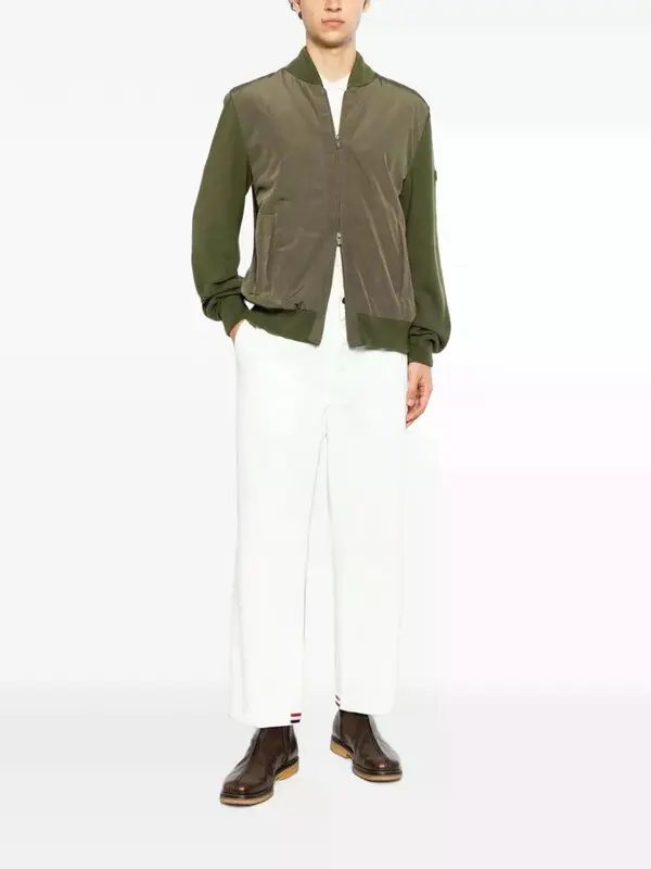 BOSS Contrast-sleeve Bomber Jacket