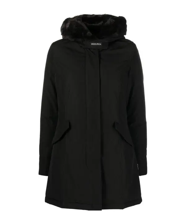 Woolrich Beaker Hooded Down Parka - Black