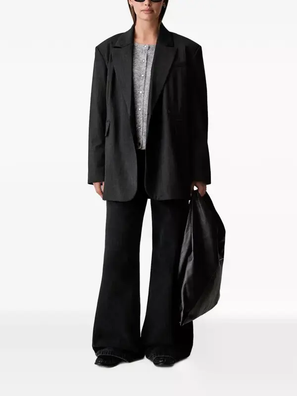 MOS MOSH Mmalmine Button-up Knitted Cardigan - Grey