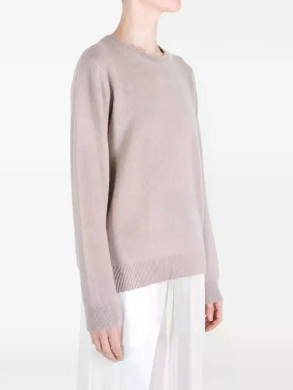 Frenckenberger Crew-neck Ribbed-trim Sweater - Neutrals