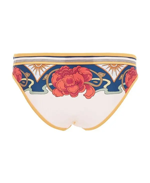 La DoubleJ Tropical Print Bikini Bottoms