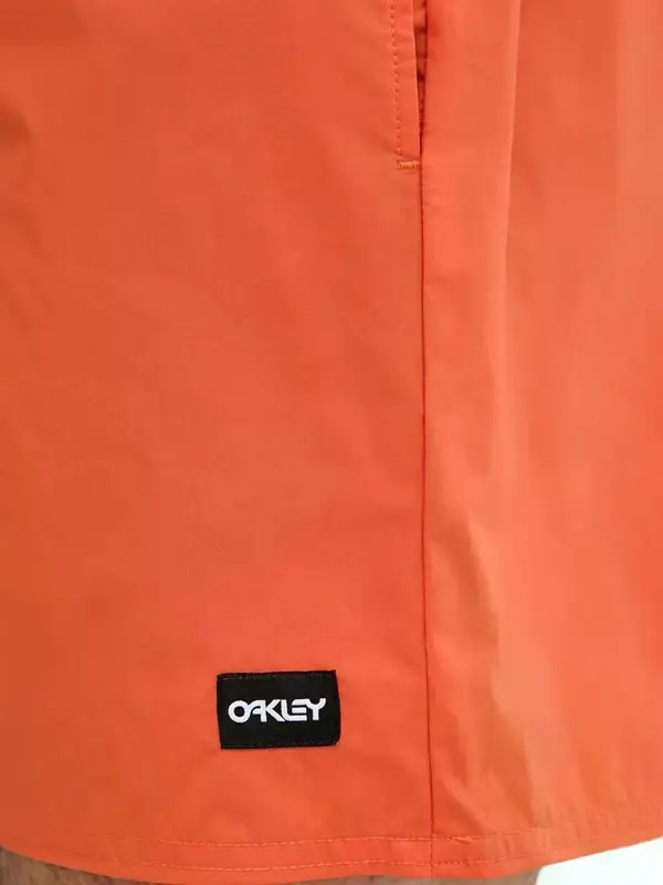 Oakley Drawstring Swim Shorts - Orange