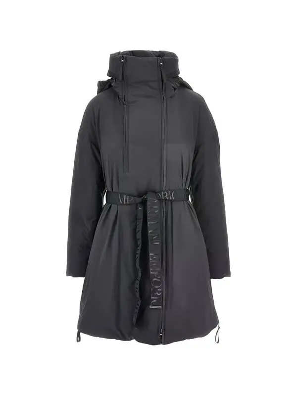 Emporio Armani Logo-belt Hooded Jacket
