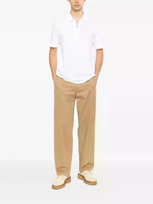 BOSS Front Zip-fastening Polo Shirt
