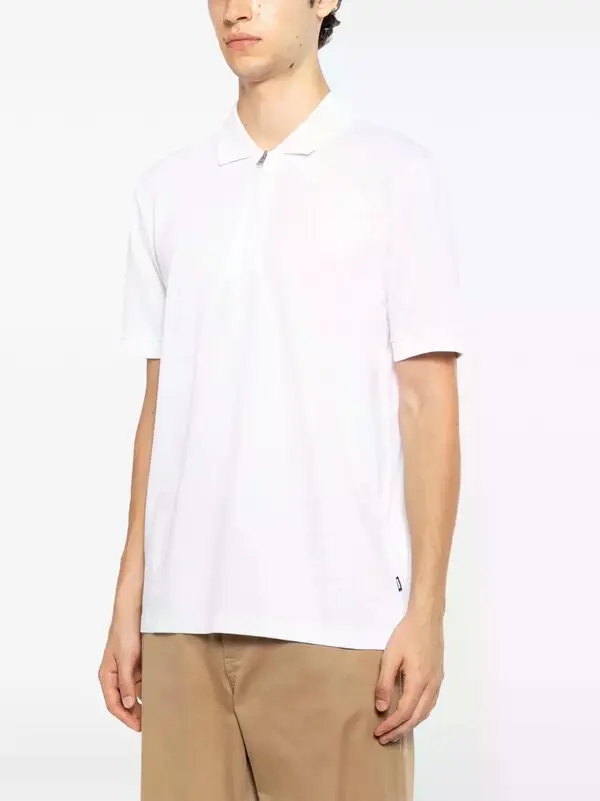 BOSS Front Zip-fastening Polo Shirt