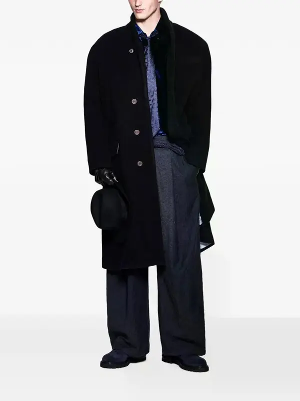 Giorgio Armani Pleated Virgin-wool Trousers