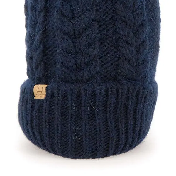 Woolrich Pompom Detailed Knit Beanie