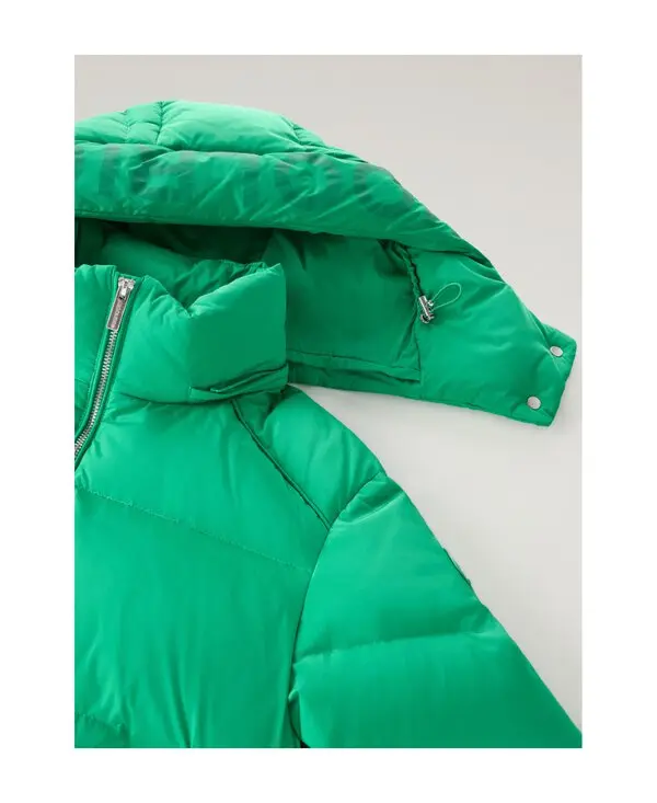 Woolrich Zip-up Hooded Puffer Jacket