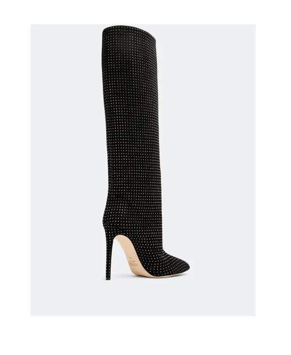 Paris Texas Holly 105mm Crystal-embellished Boots