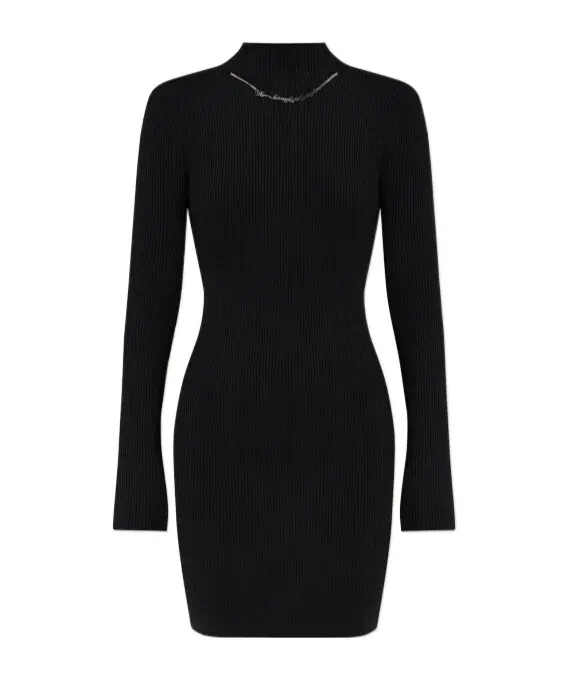 DIESEL® M-ango-ls Knitted Mini Dress - Black