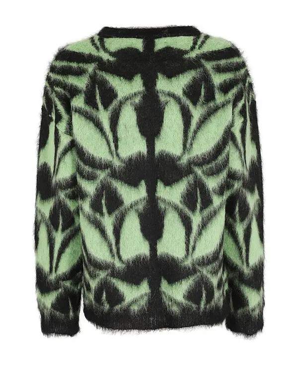 La DoubleJ Intarsia-knit Crewneck Long-sleeved Jumper