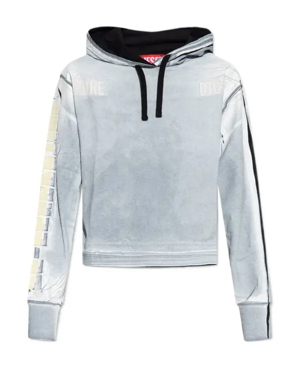 DIESEL® Long-sleeved Drawstring Hoodie