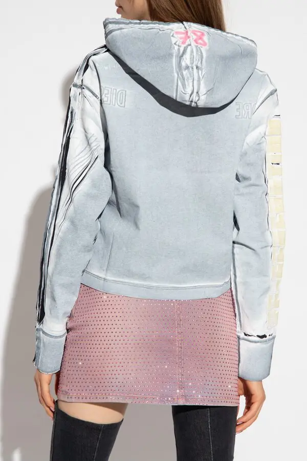DIESEL® Long-sleeved Drawstring Hoodie