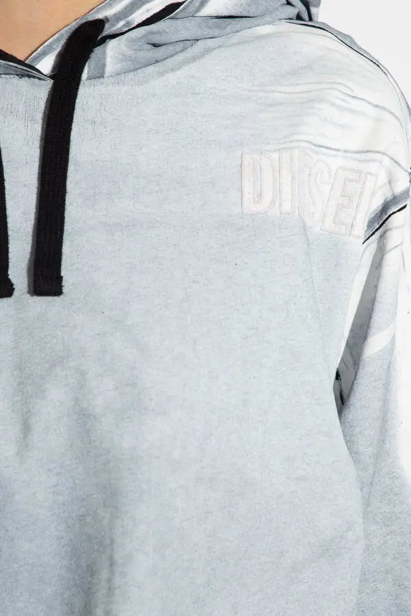 DIESEL® Long-sleeved Drawstring Hoodie