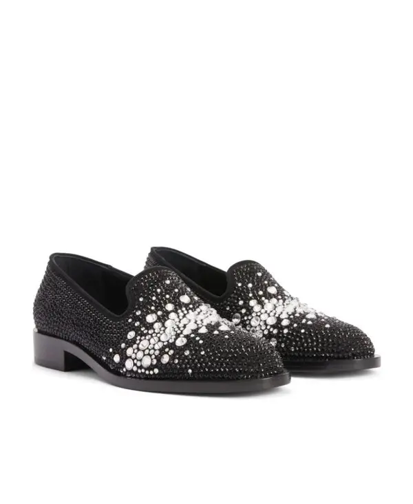 GIUSEPPE ZANOTTI Matildha Embellished Flat Loafers