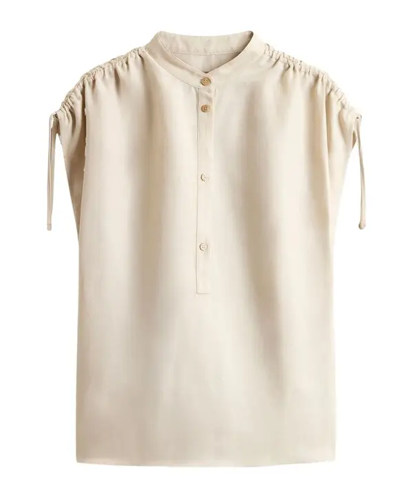 Woolrich Short-sleeved Drawstring Shirt