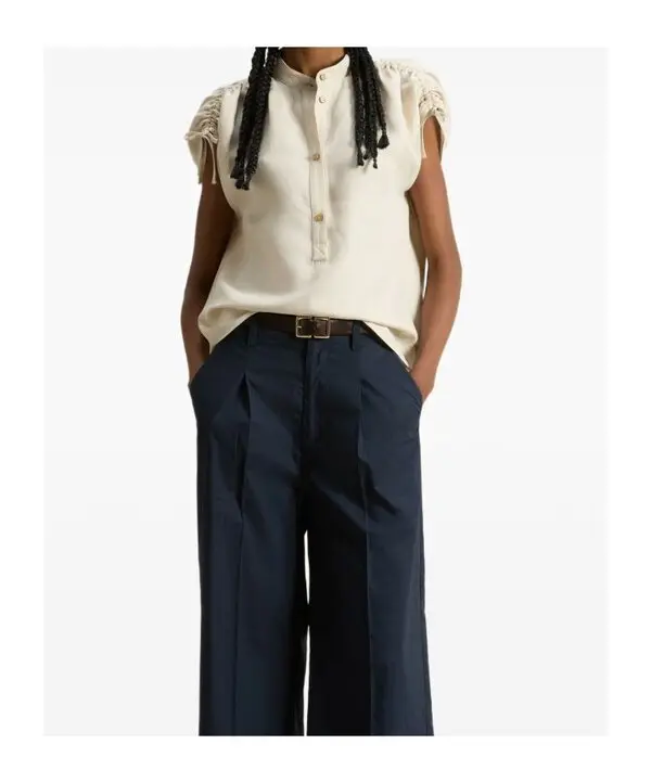 Woolrich Short-sleeved Drawstring Shirt