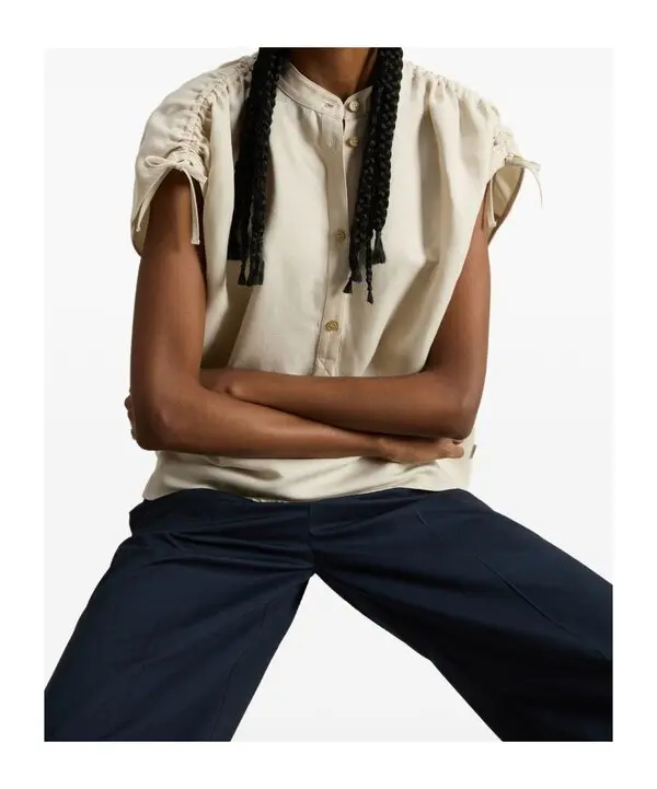 Woolrich Short-sleeved Drawstring Shirt