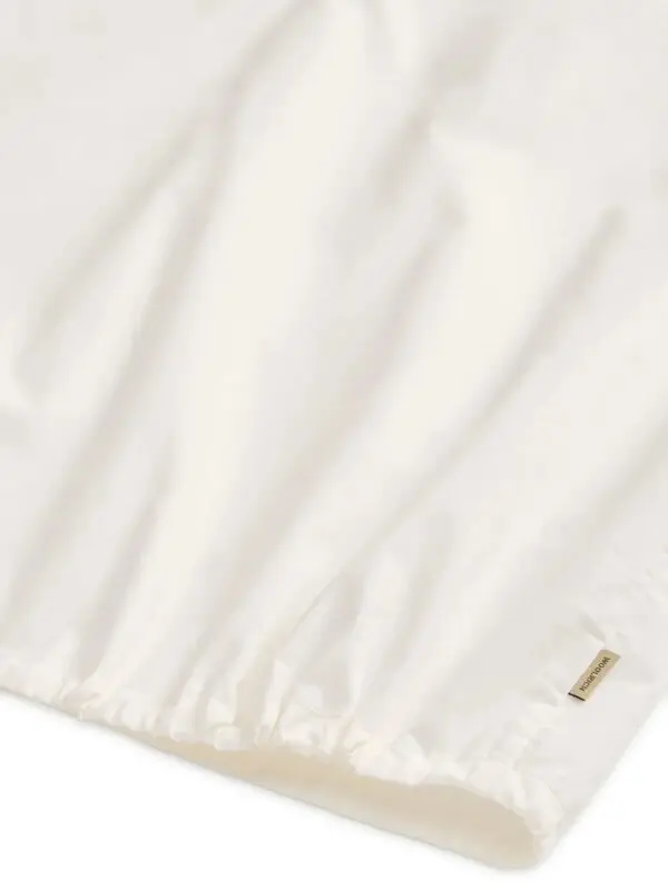 Woolrich Poplin Blouse With Lace Hem