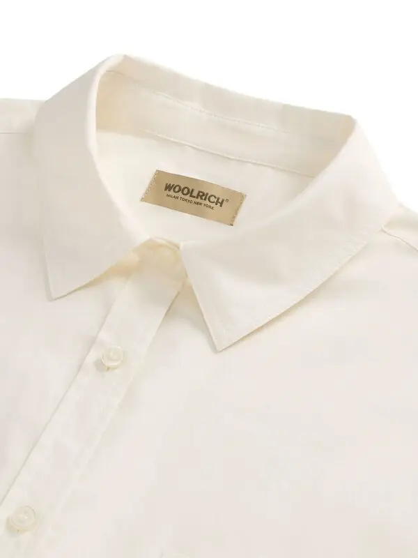Woolrich Long-sleeved Poplin Shirt