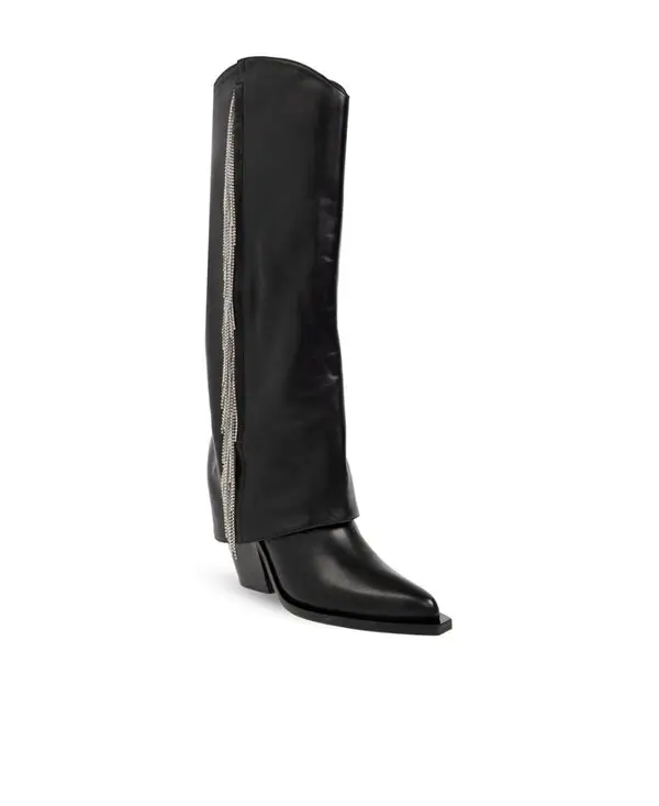 LE SILLA Jewel 110mm Leather Boots