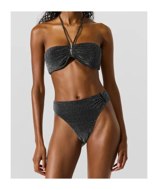 Karl Lagerfeld Metallic Bikini Briefs