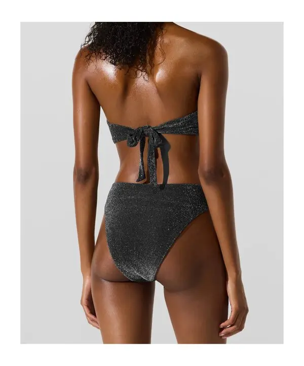 Karl Lagerfeld Metallic Bikini Briefs