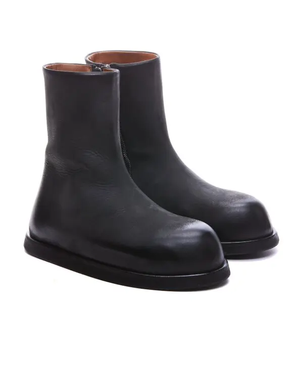 Marsèll Gigante Zip-up Boots - Black
