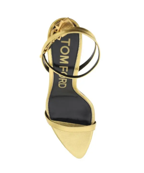 TOM FORD Padlock High Stiletto Heeled Sandals