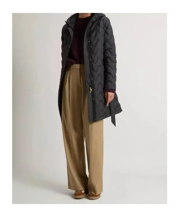 Woolrich Chevron-quilted Hooded Coat