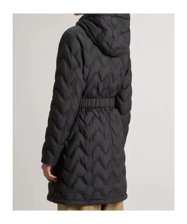 Woolrich Chevron-quilted Hooded Coat