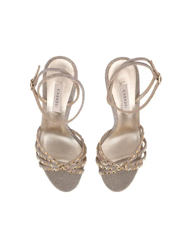 Casadei Studded High-heeled Sandals