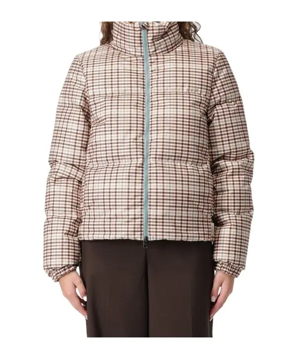 Woolrich High-neck Zip-up Down Jacket - Nude
