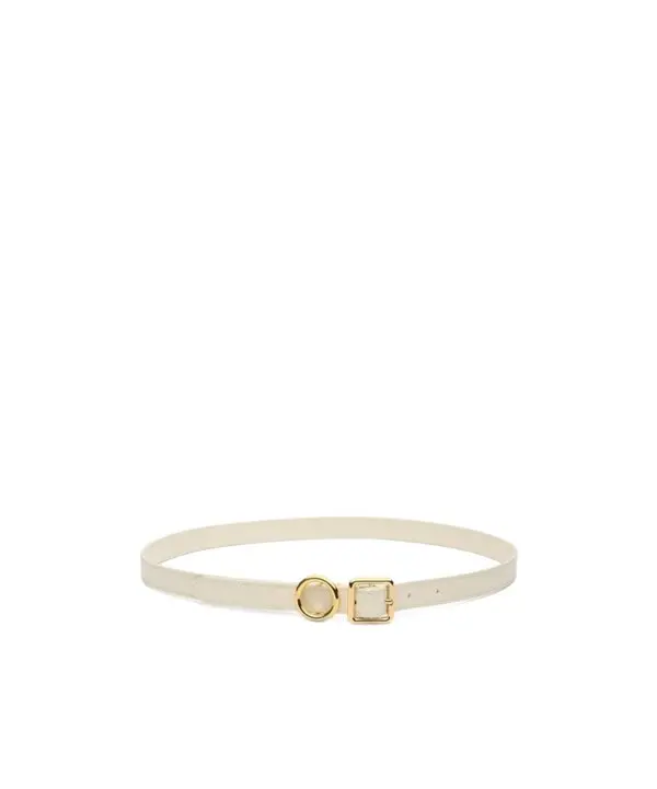 Jacquemus The Thin Regalo Belt - Light Ivory