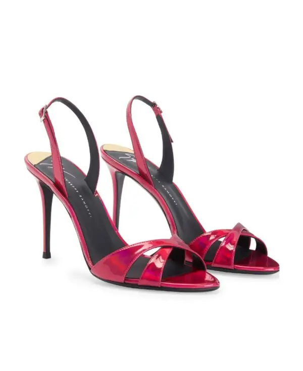 GIUSEPPE ZANOTTI Dorotee 105mm Iridescent Sandals