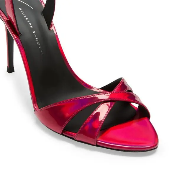 GIUSEPPE ZANOTTI Dorotee 105mm Iridescent Sandals