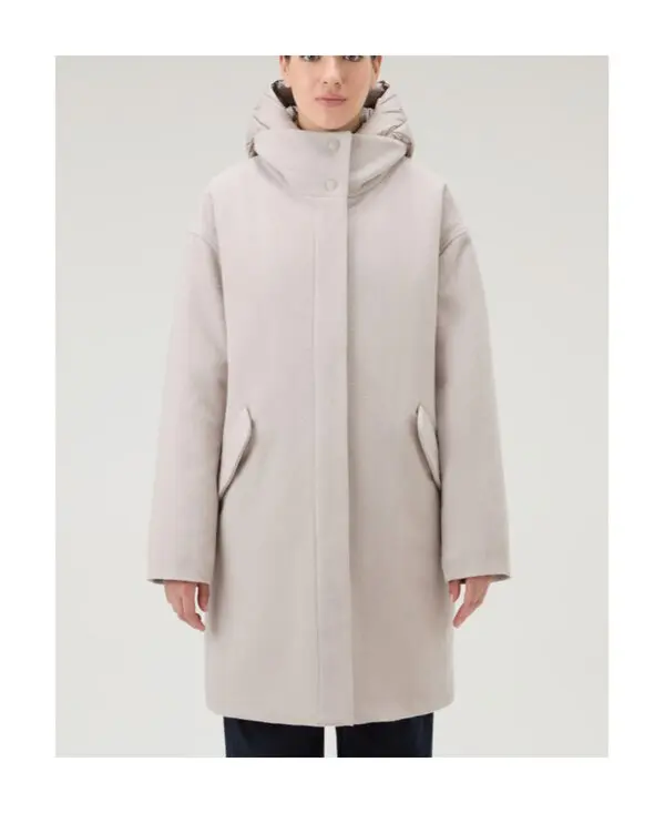 Woolrich Hooded Mid-length Parka