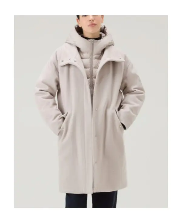Woolrich Hooded Mid-length Parka