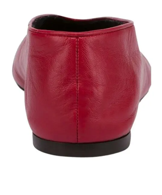 Moschino Leather Ballerina Shoes