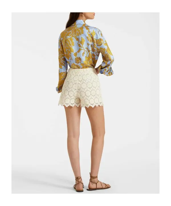 La DoubleJ Floral-print Silk Shirt