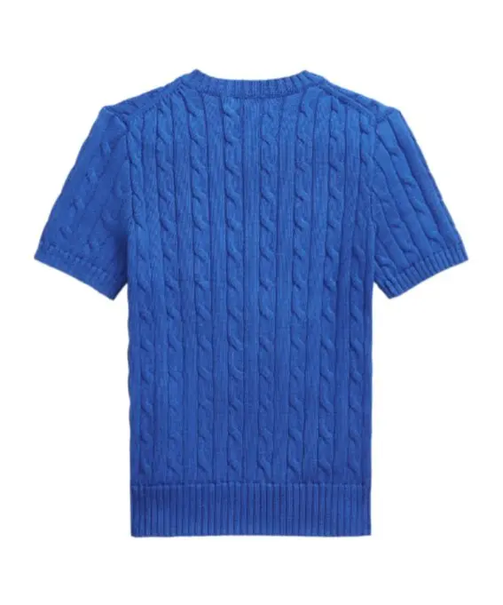 Polo Ralph Lauren Cable-knit Short-sleeve Top