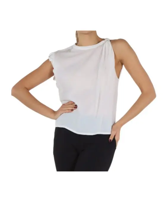 Pinko Knot-detailed Crewneck Sleeveless Top