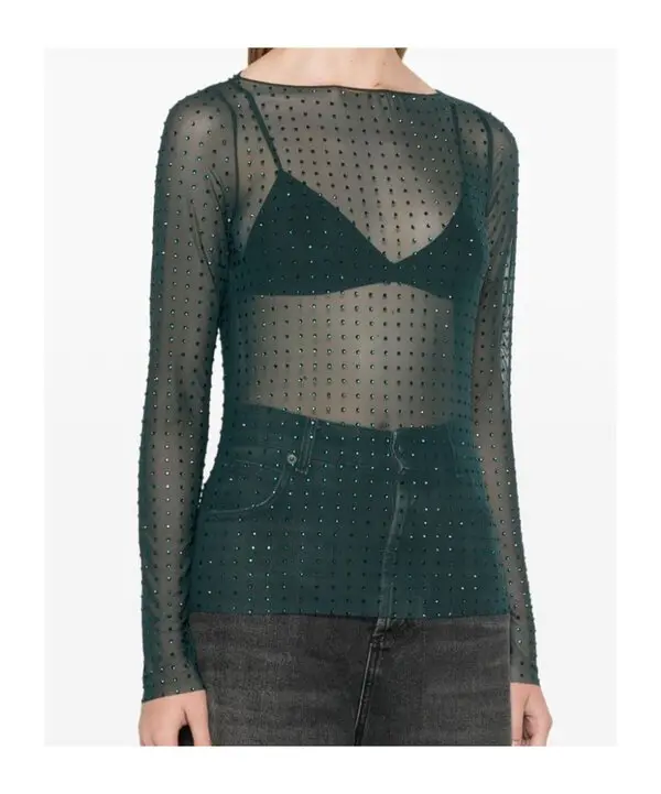 Pinko Embellished Light Tulle Jumper