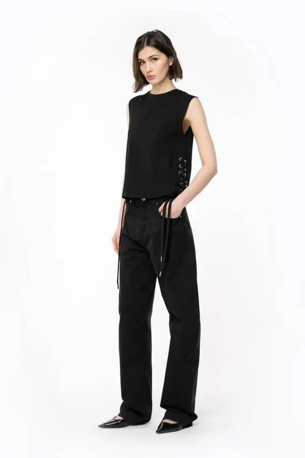 Pinko Sleeveless Cotton Top