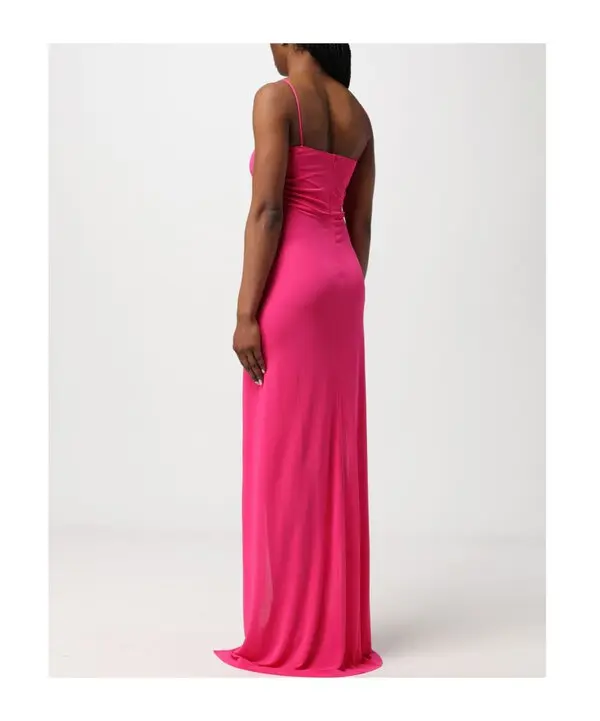 Pinko Knot Asymmetric Maxi Dress