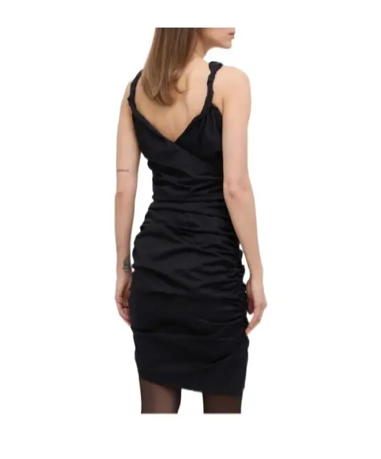 Pinko Twisted Ruched Mini Dress