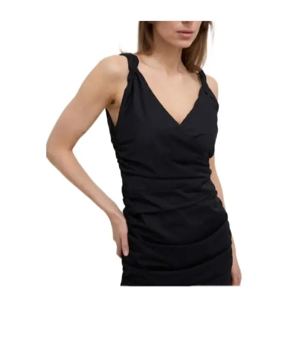 Pinko Twisted Ruched Mini Dress