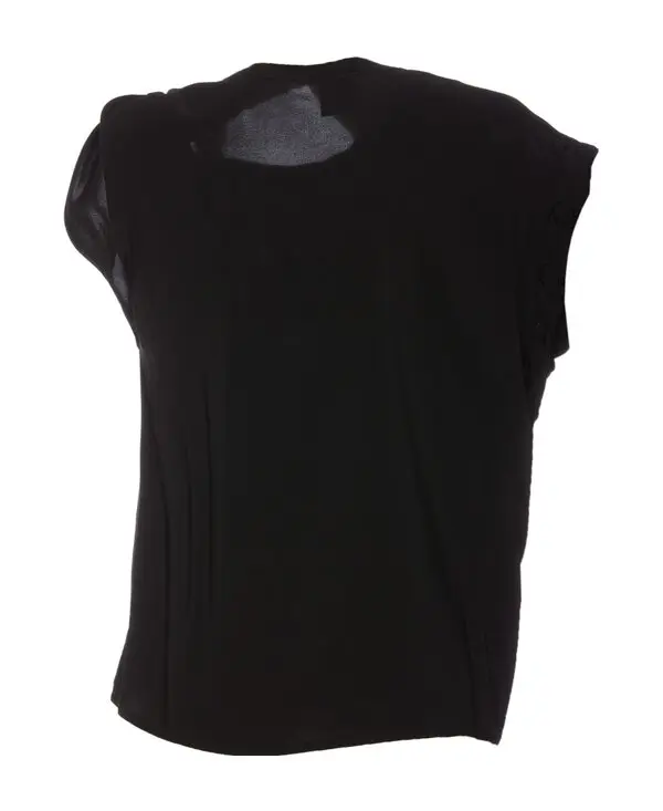 Pinko Knot-detailed Crewneck Sleeveless Top - Black