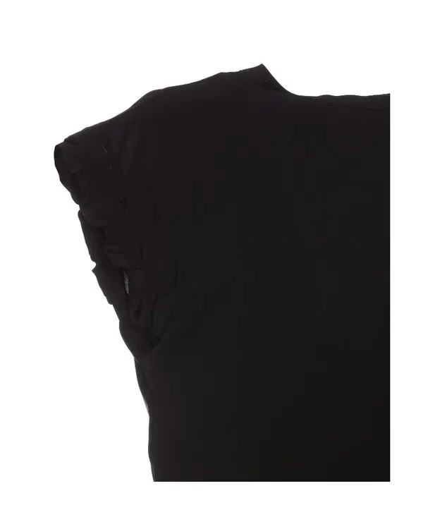 Pinko Knot-detailed Crewneck Sleeveless Top - Black