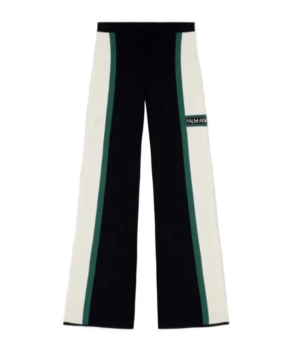 Palm Angels Racing Trousers - Black